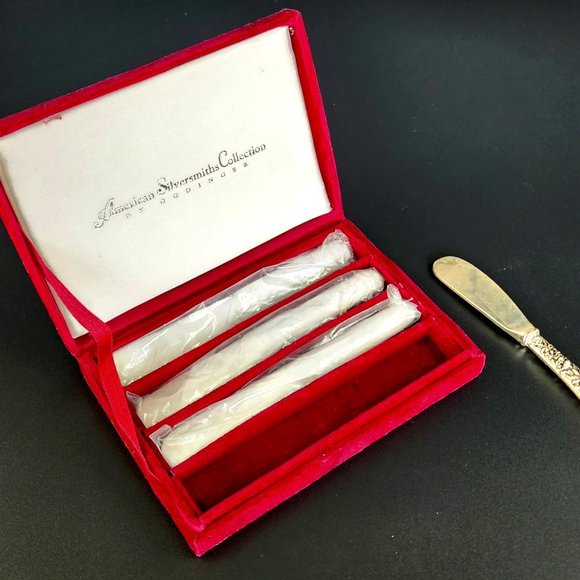 Kitchen | Vintage Godinger Silver Plated Butter Knives Set Of 4 Nib ...